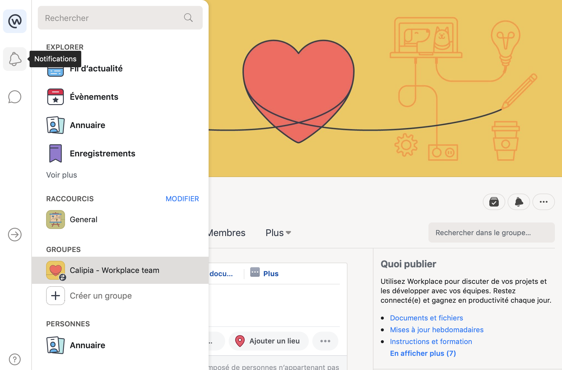 La nouvelle interface de Facebook Workplace se déploie | Calipia : le blog