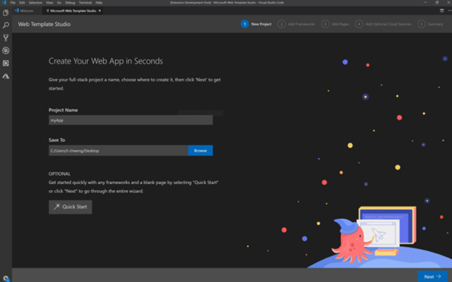 Web Template Studio 2.0 : maintenant compatible avec Angular et Vue | Calipia : le blog