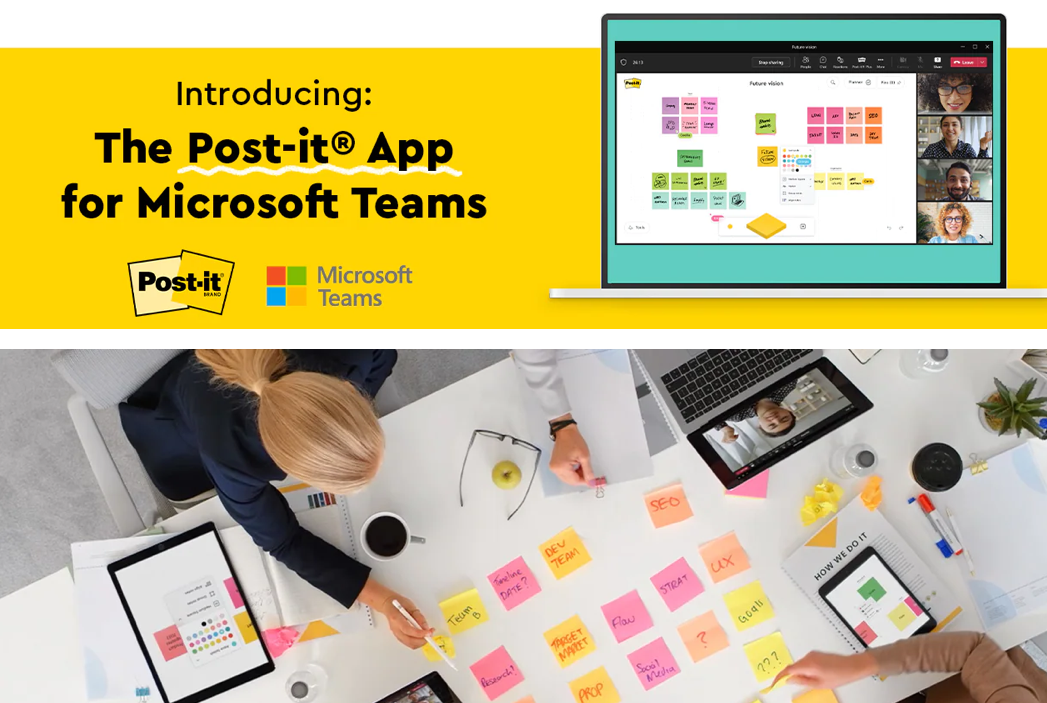 Nouvelle apps Teams en approche : « The Post-it de 3M, l’originale ...