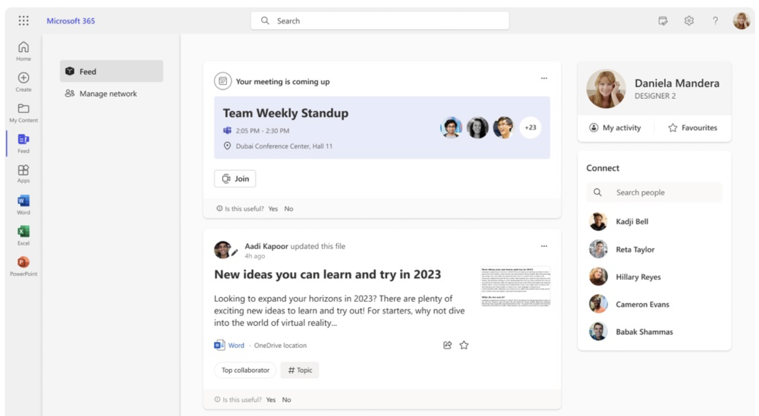 Clap de fin pour Microsoft Feed… | Calipia : le blog