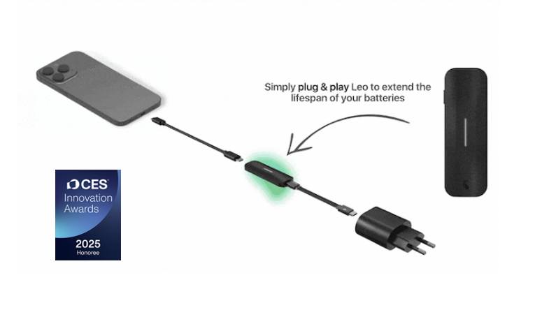 #CES2025 Leo : le dispositif USB qui prolonge vie à nos batteries ...