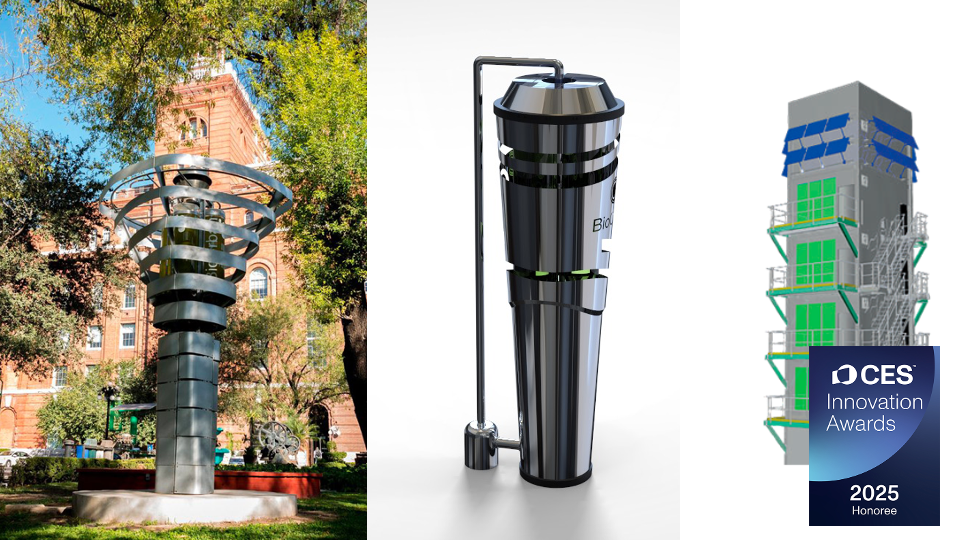 #CES2025 Purification 2.0 : BiomiTech et ses tours de microalgues ...