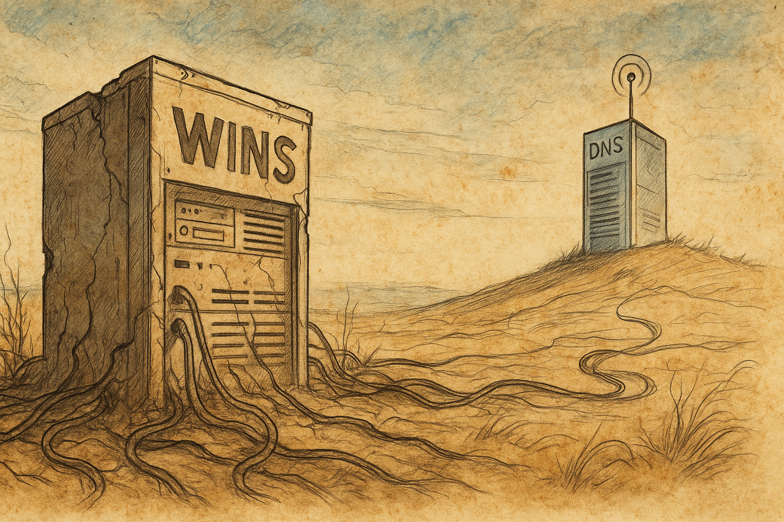 Microsoft débranche WINS : une page NT se tourne :) | Calipia : le blog